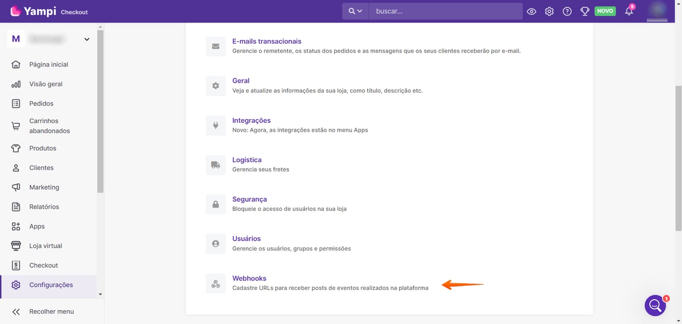 MGID Integration with Yampi (via webhooks)